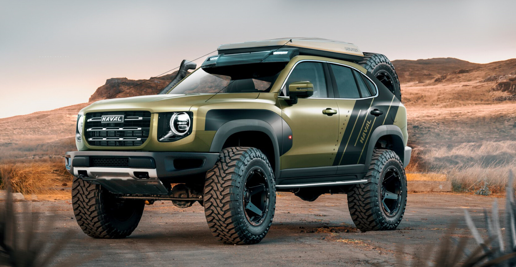 ArtStation - Haval Dagou coupe SUV