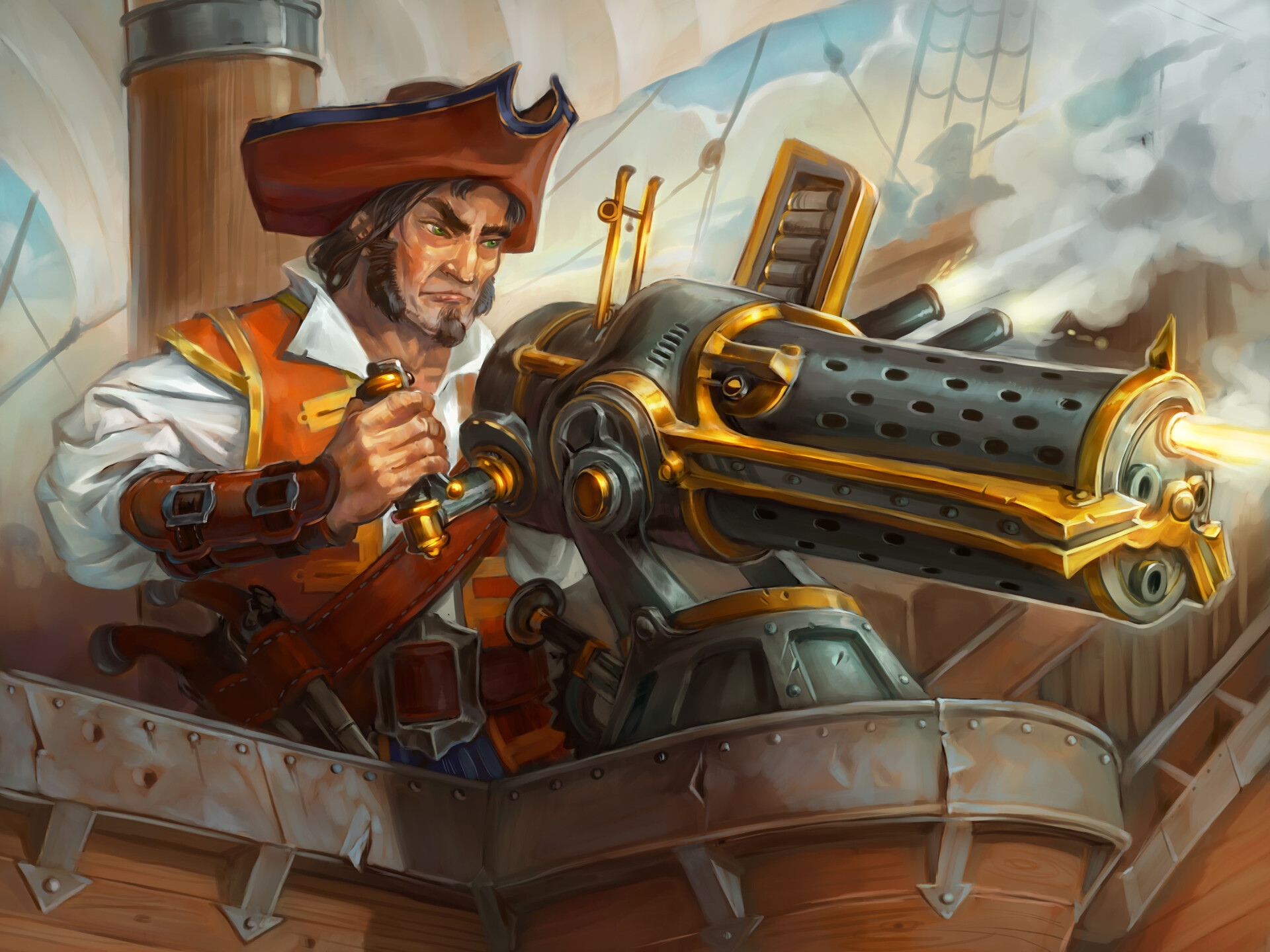 ArtStation - Ship gunner