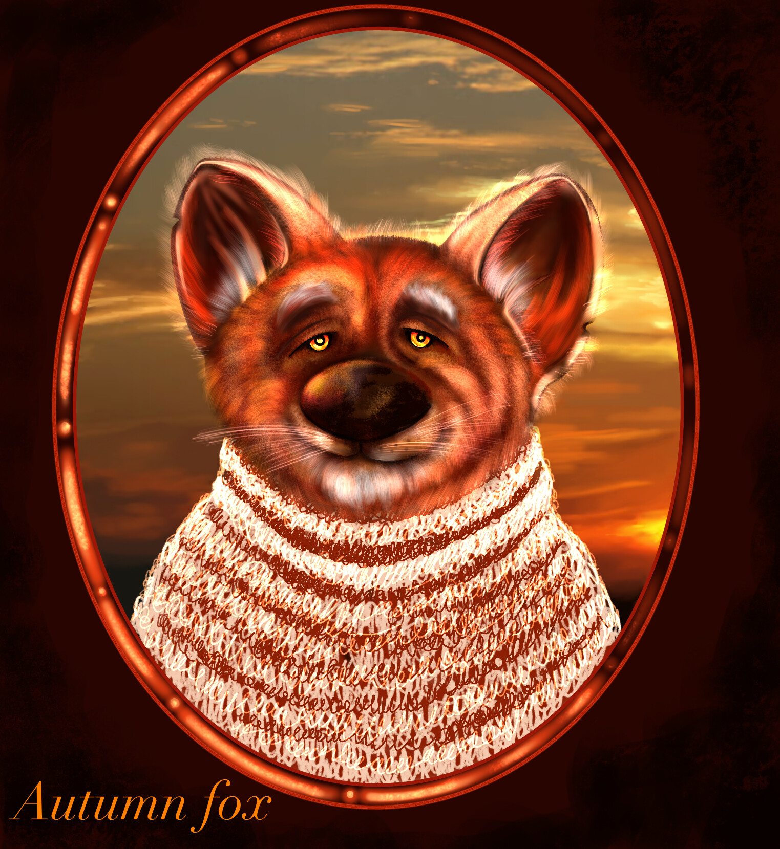 ArtStation - Autumn fox