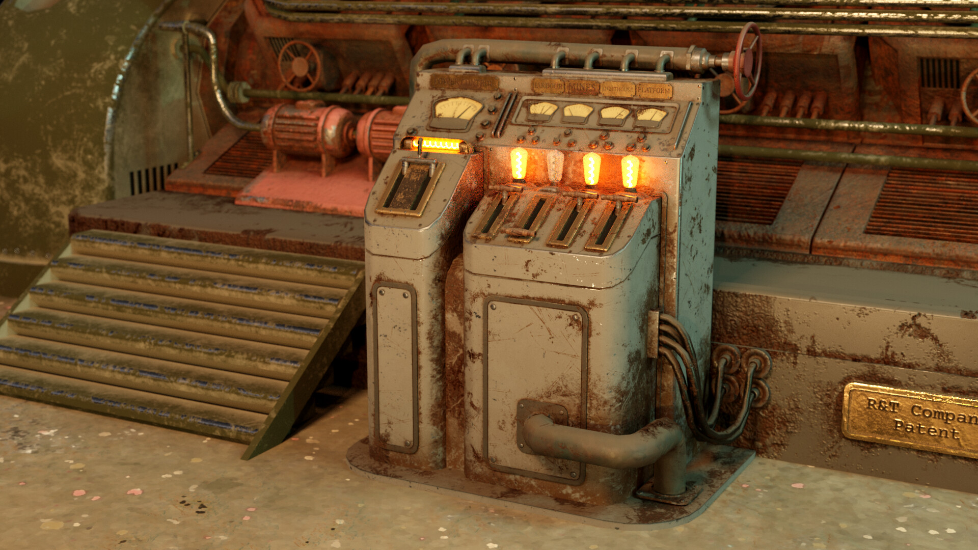 ArtStation - Various Console Panels - Out of Range