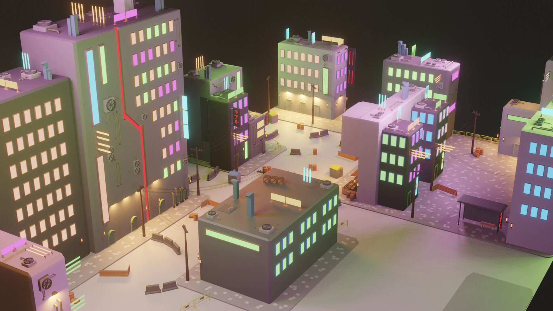 ArtStation - Neon city