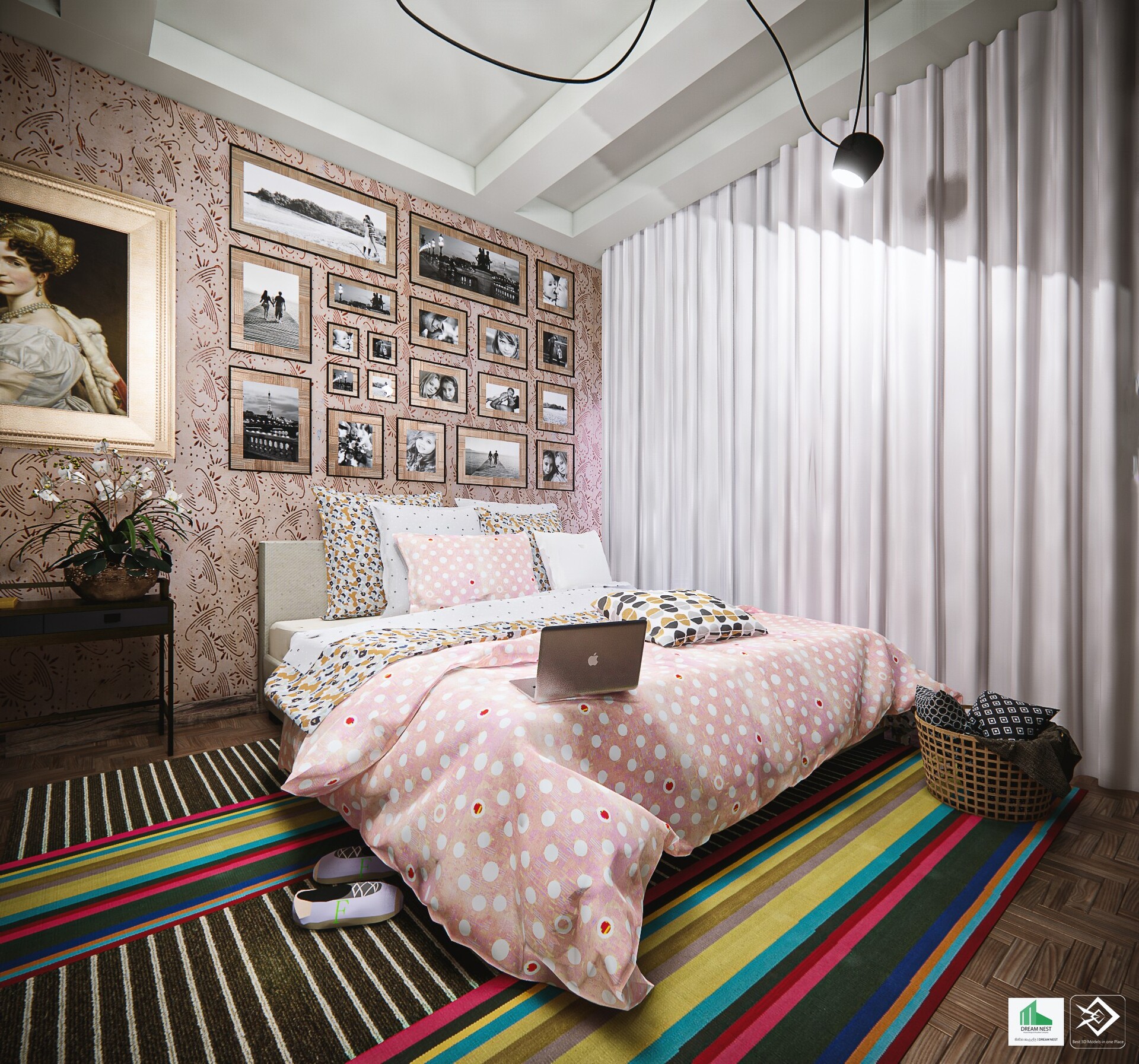 ArtStation - Girl bedroom