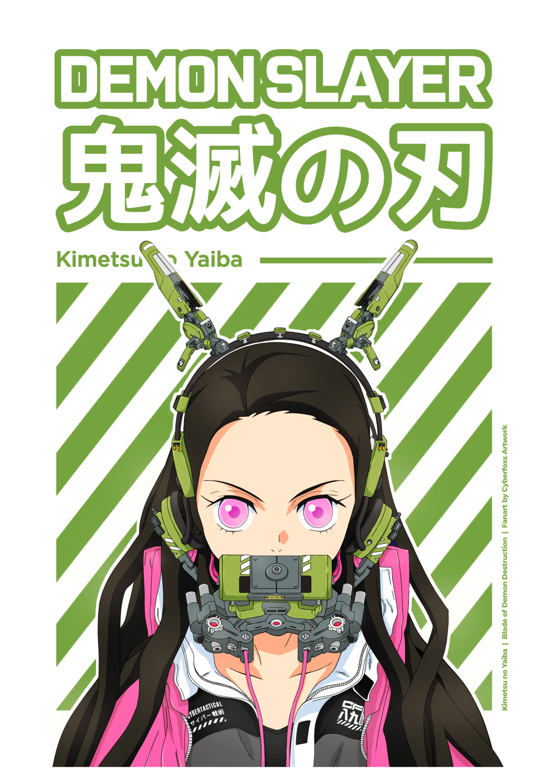 ArtStation - Nezuko Cyberpunk (Old work)