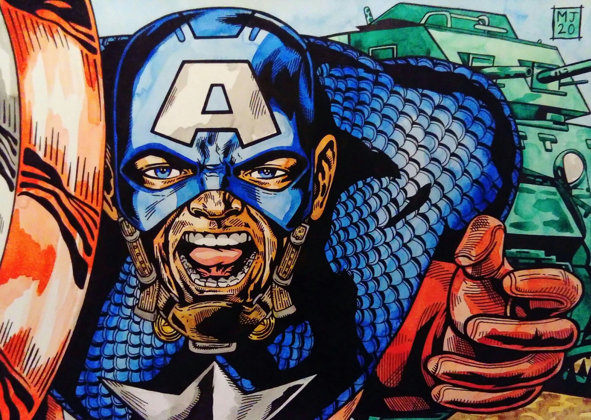 ArtStation - Captain America Completed