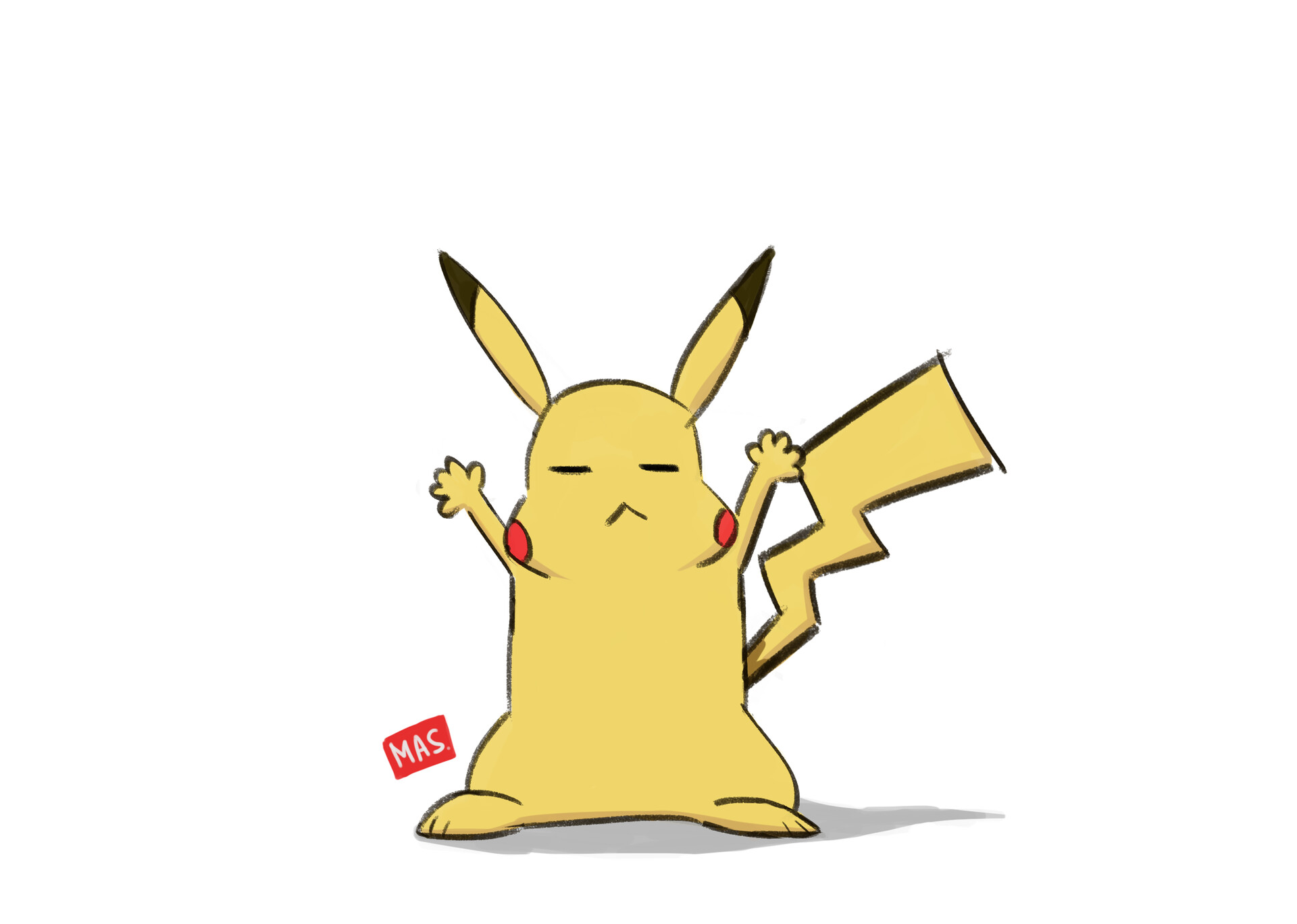 ArtStation - Pikachu has fingers!