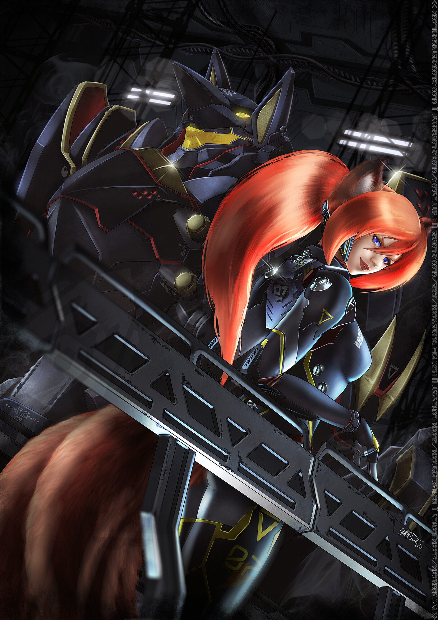 ArtStation - Blue Fox Red Fox