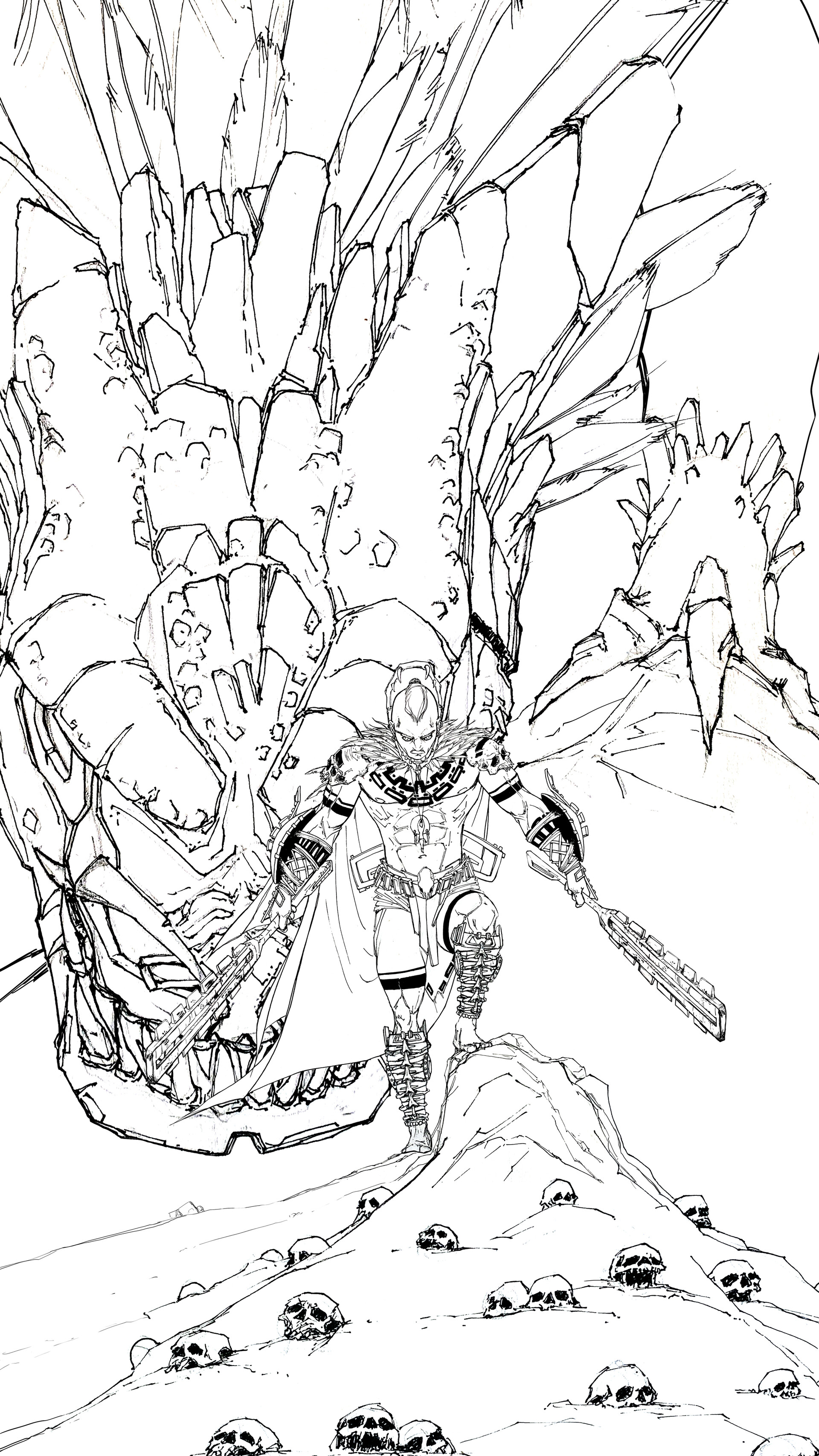 aztec warrior coloring pages