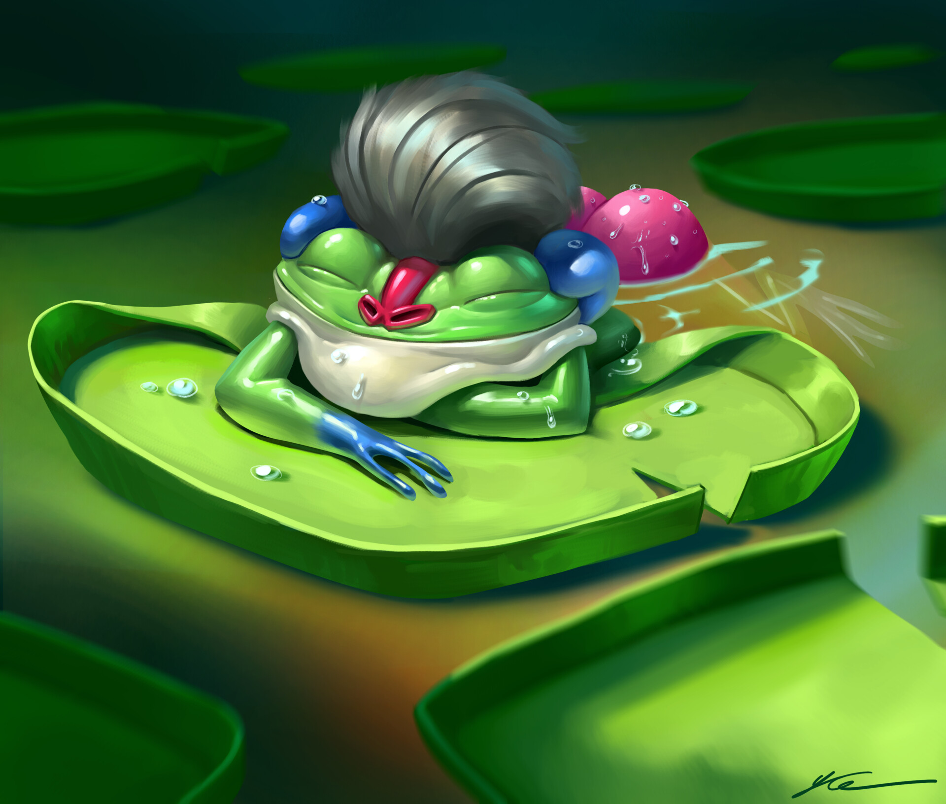 ArtStation - Chillin Frogoon
