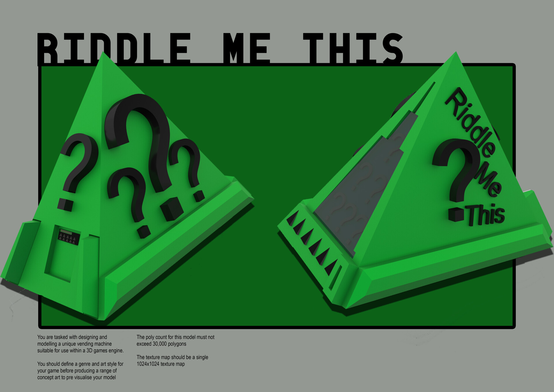 ArtStation - Riddle Me This - Vending Machine