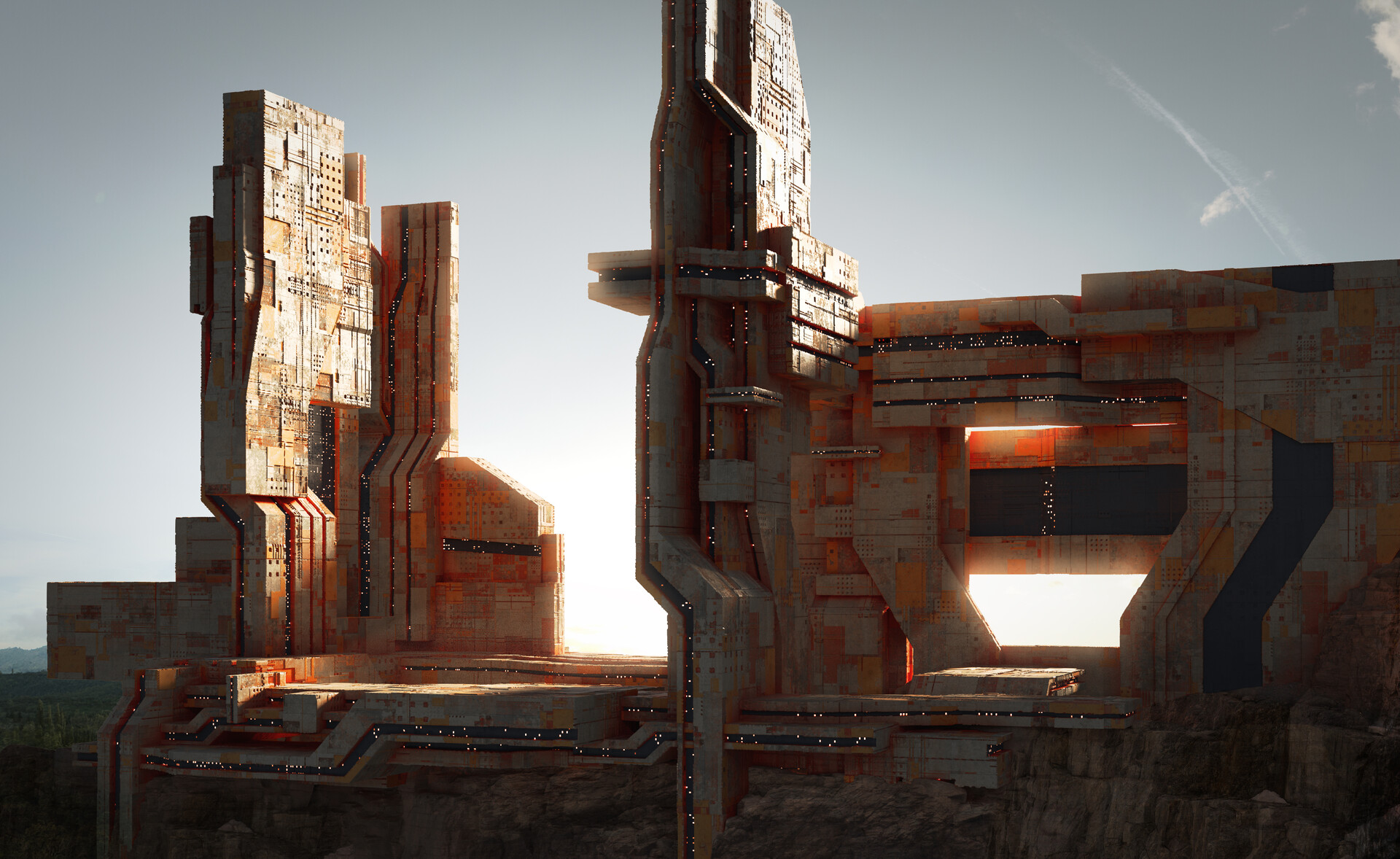 ArtStation - Living machine • Environment concept art