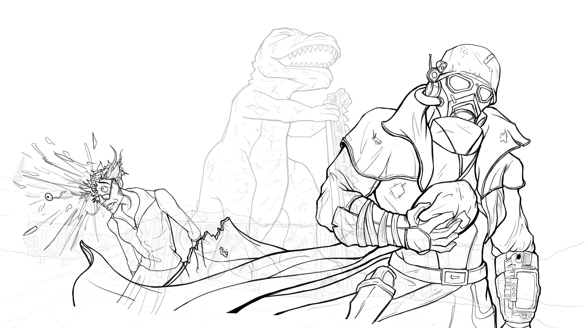 fallout new vegas coloring pages