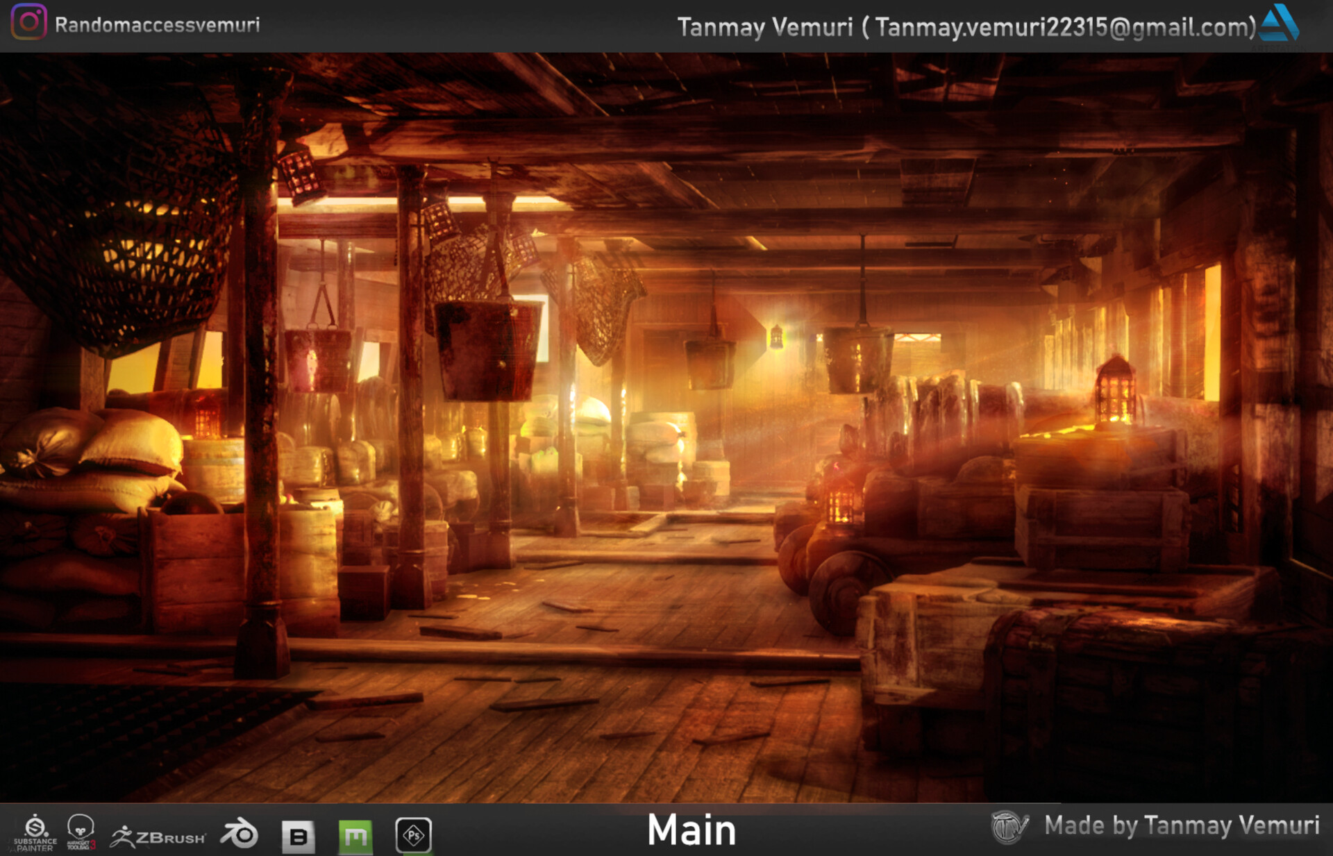 ArtStation - Pirate Ship Cargo