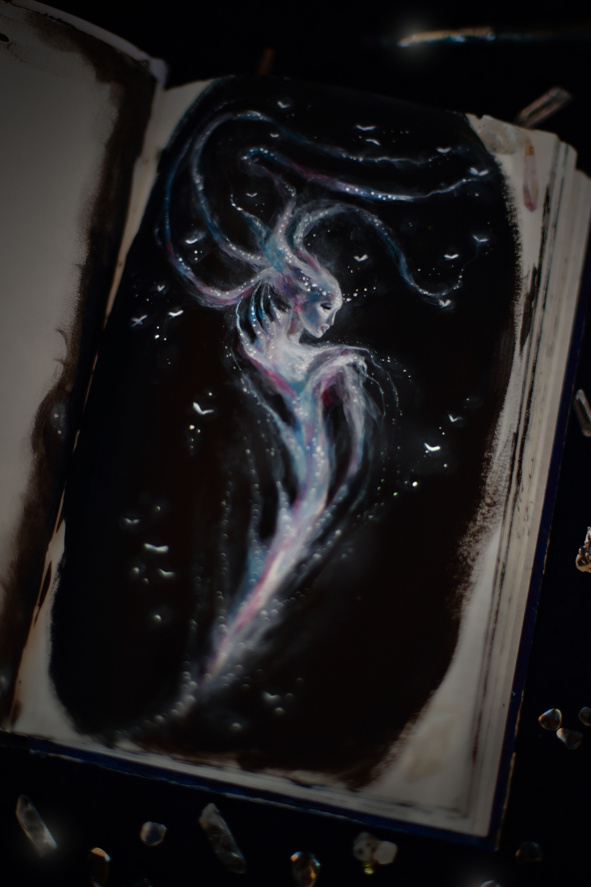 ArtStation - Moth Spirit sketch