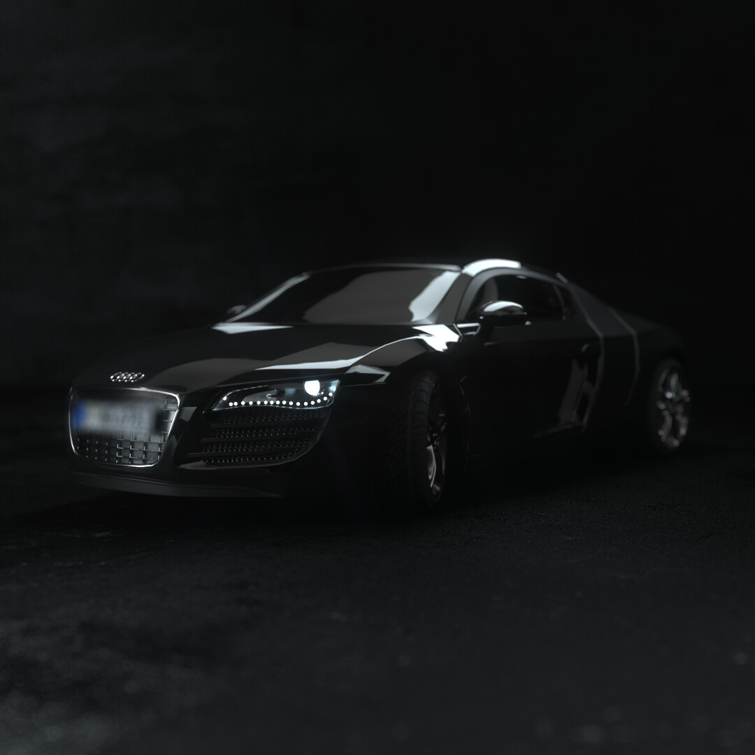 ArtStation - Audi R8 Garage Scene