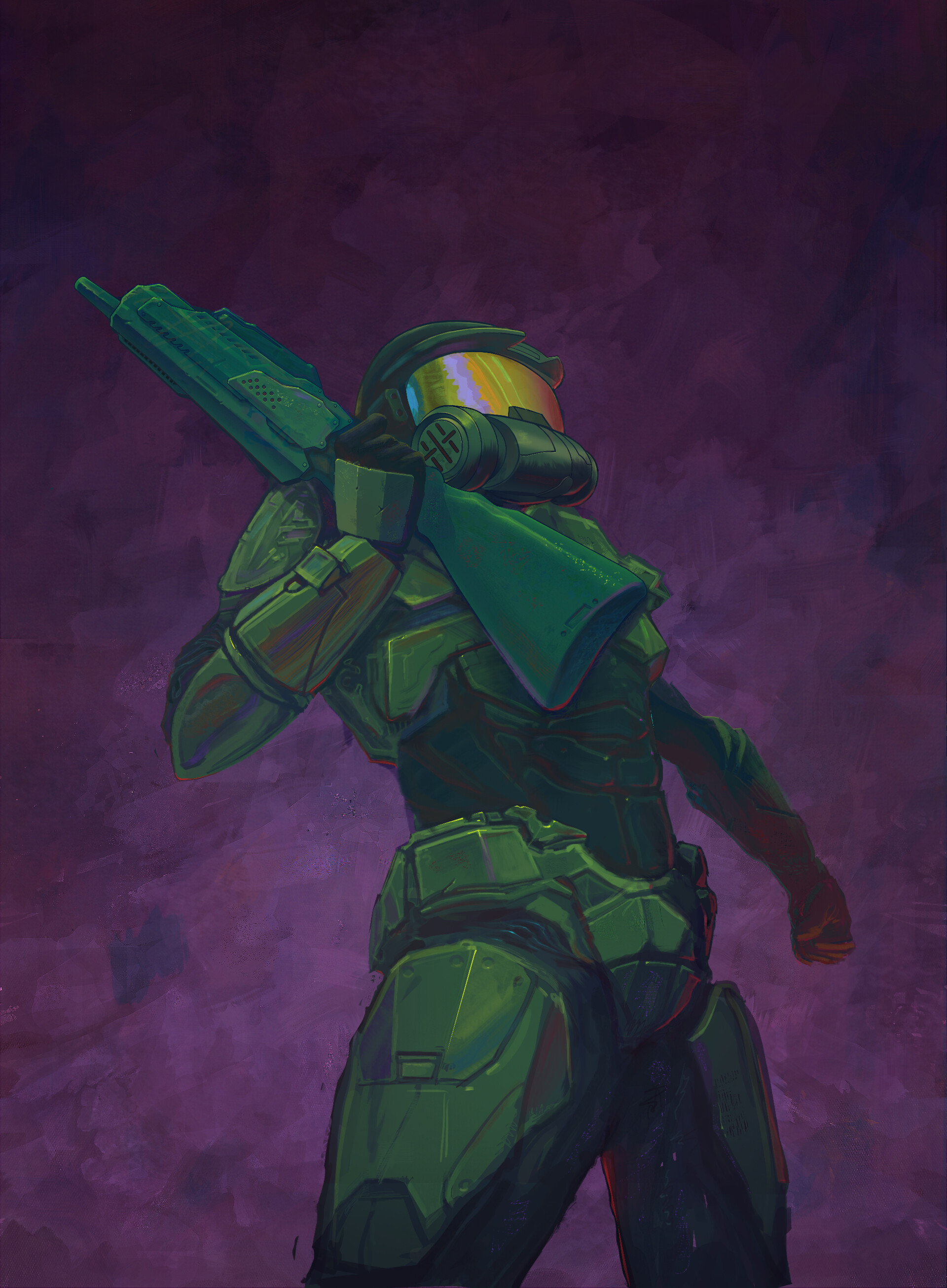 ArtStation - Master Chief Fanart