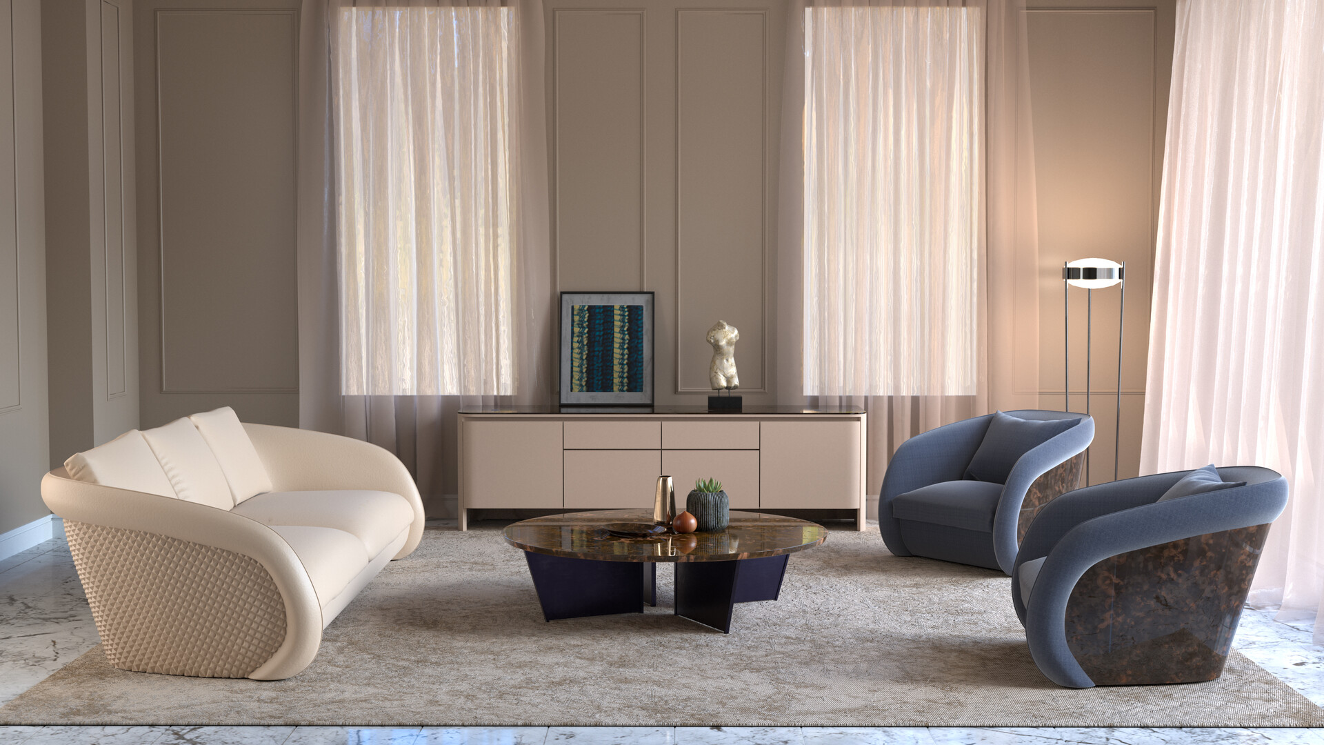 ArtStation - Bentley Beaumont - Living Room