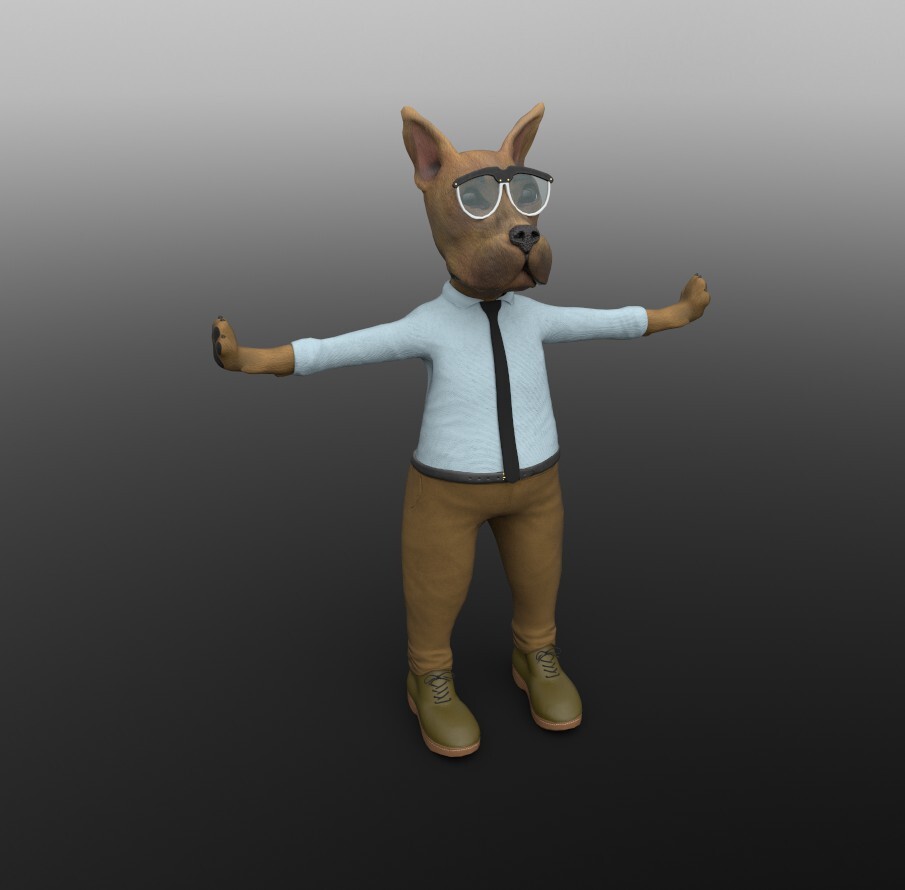 ArtStation - Dog Man