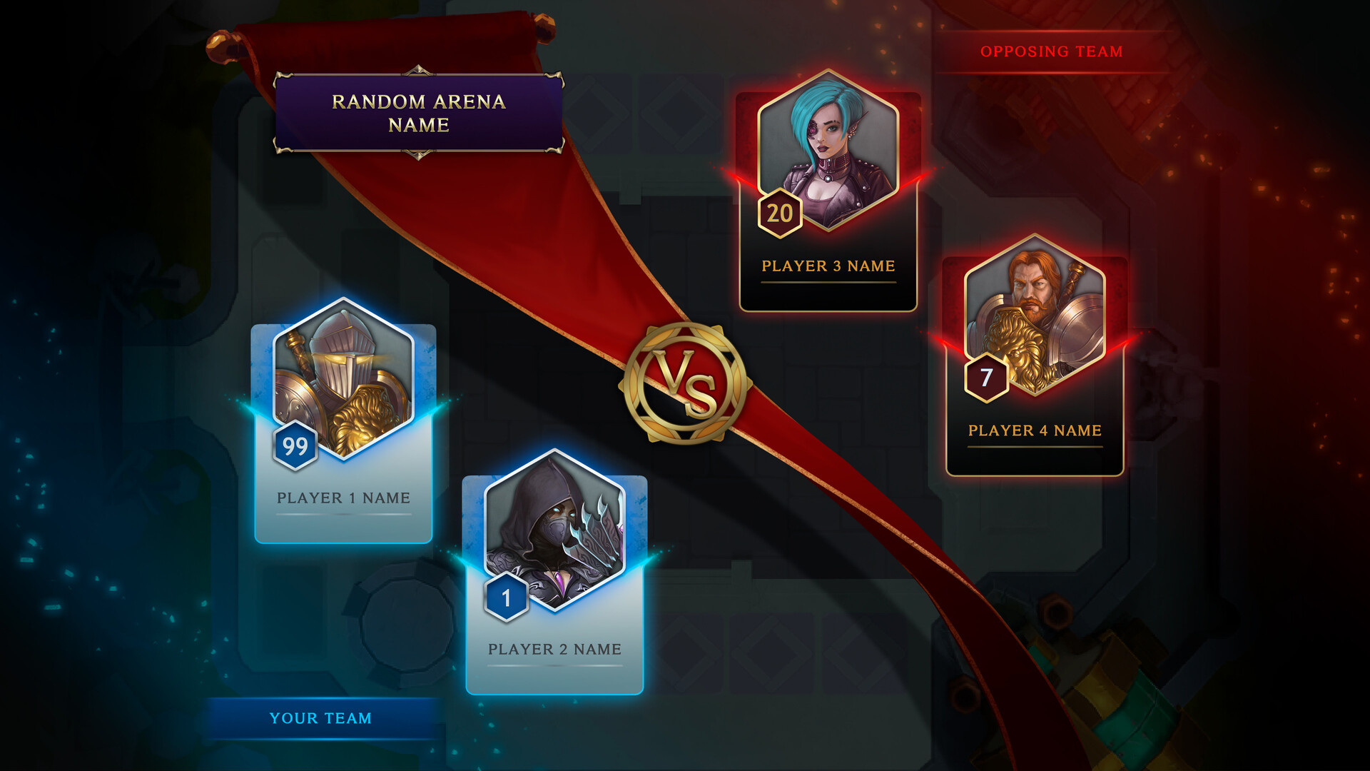 ArtStation - Battle beginning screen "Future Lost"