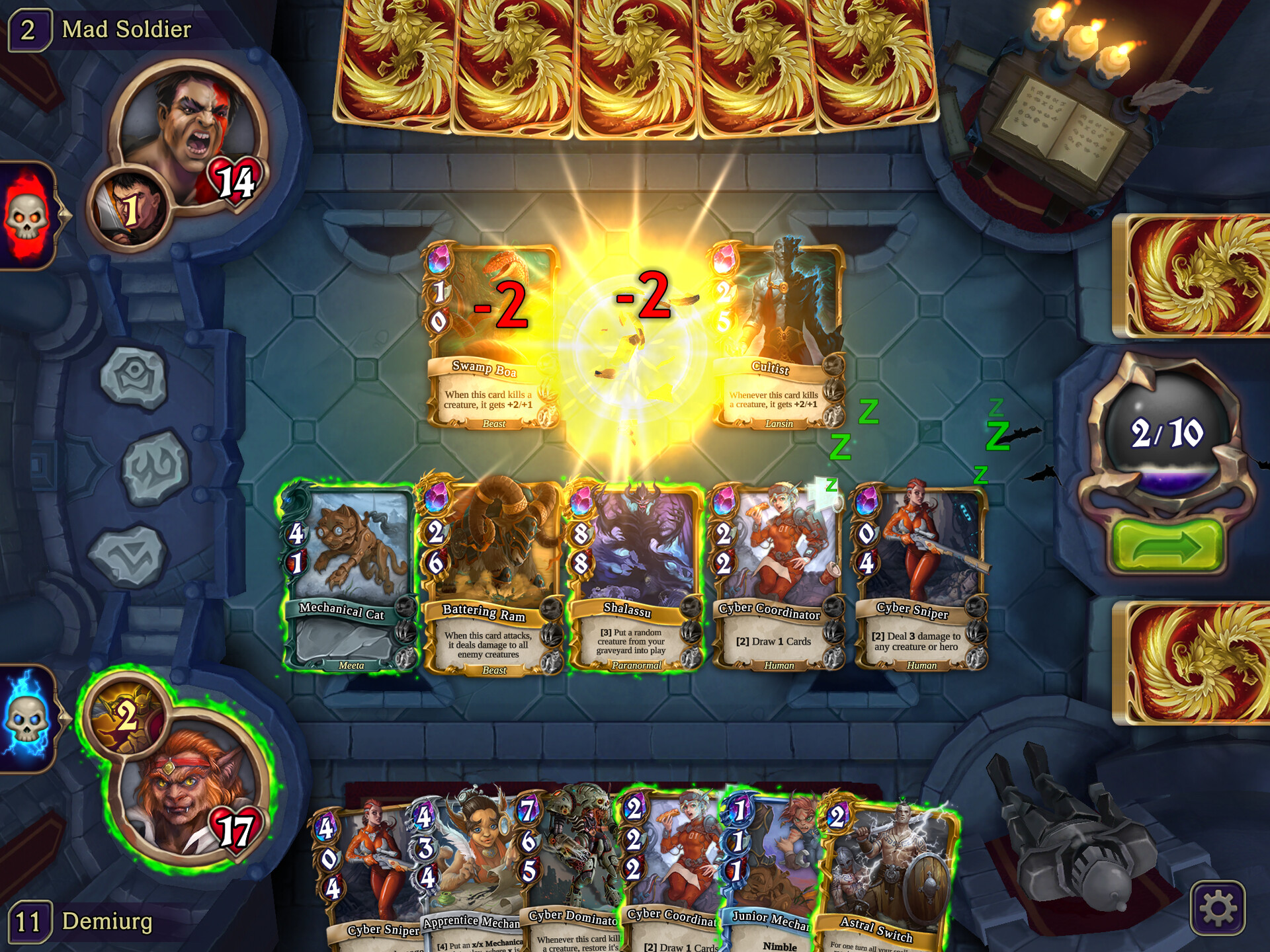 ArtStation - "Future Lost" Battle ground ui