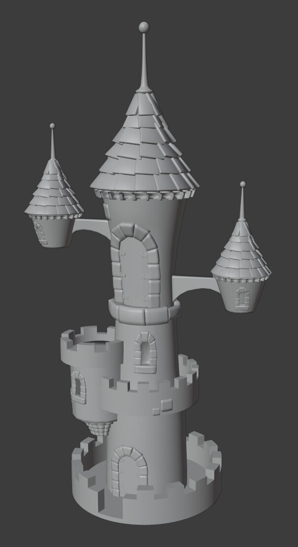 ArtStation - Cartoon Castle