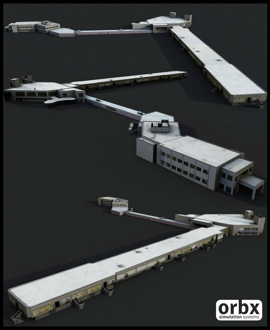 ArtStation - Airport Terminal Concourse 01