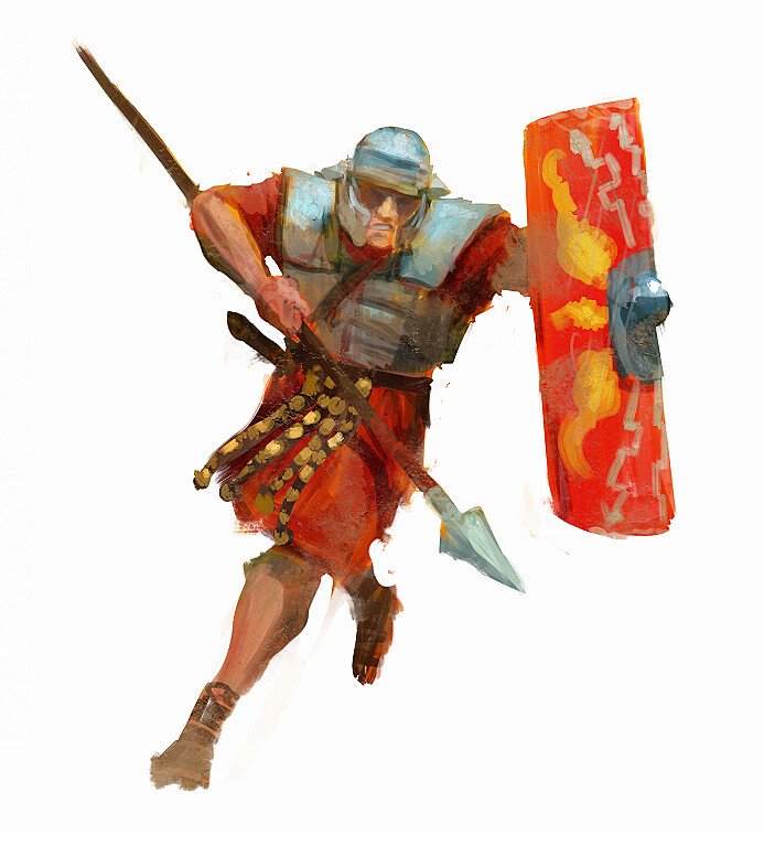 ArtStation - Running Roman