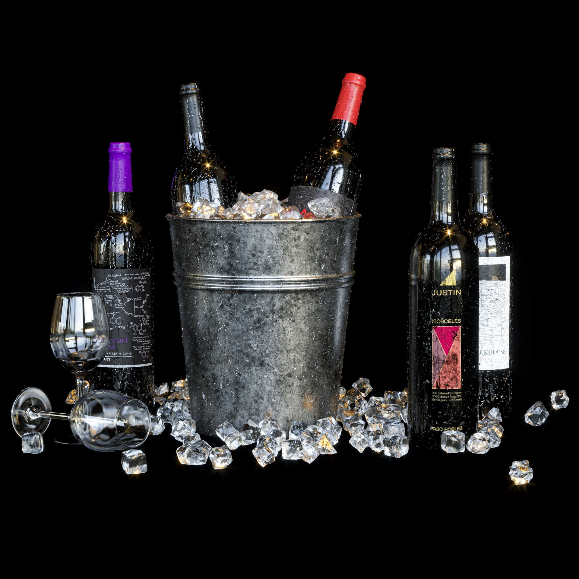 ArtStation - wine decor