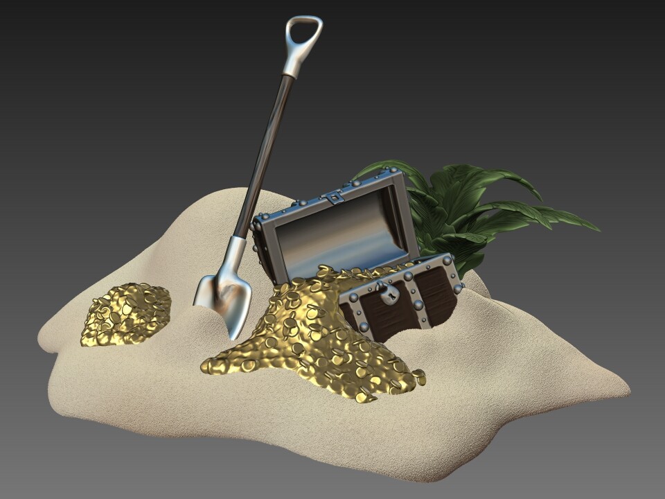 ArtStation - Asset Design - Treasure Isle