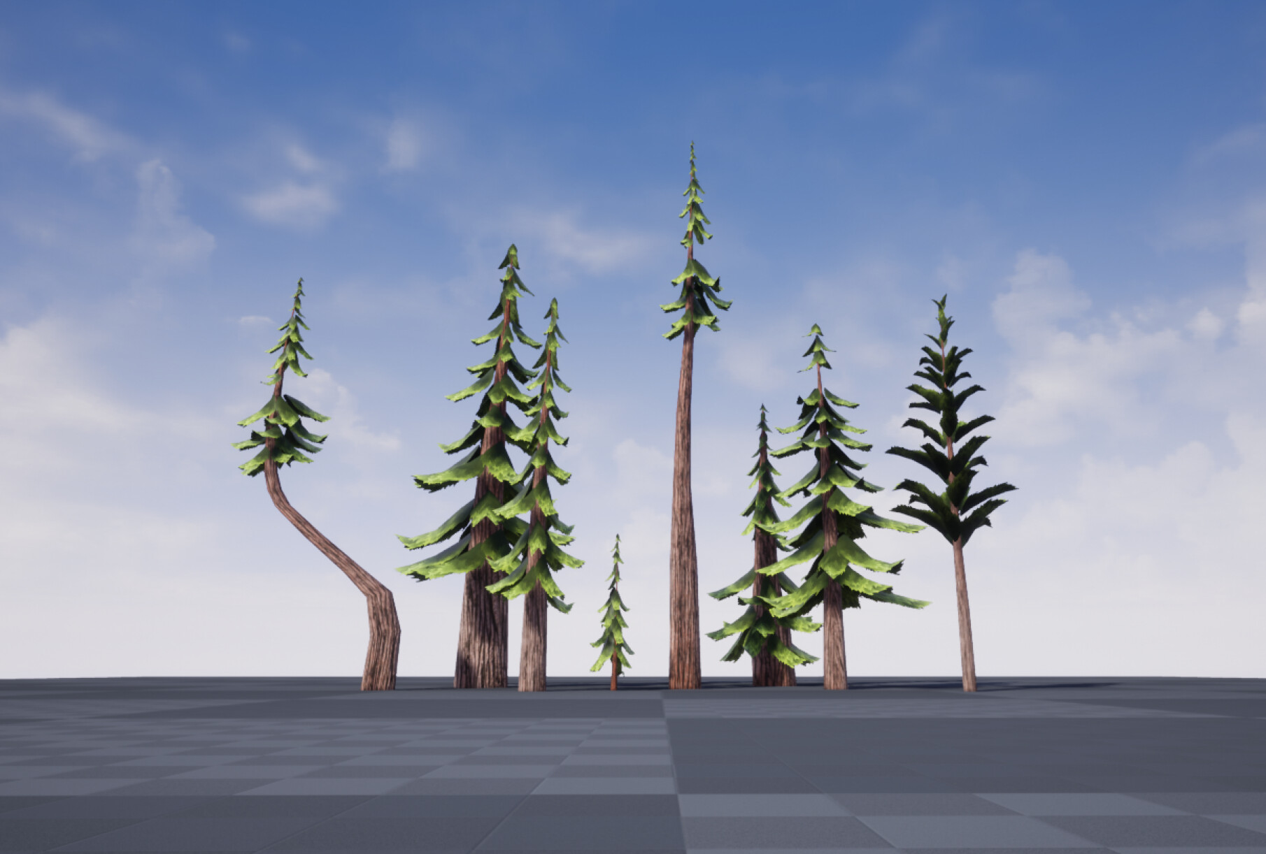 Ivo Malyuchki - Stylized trees