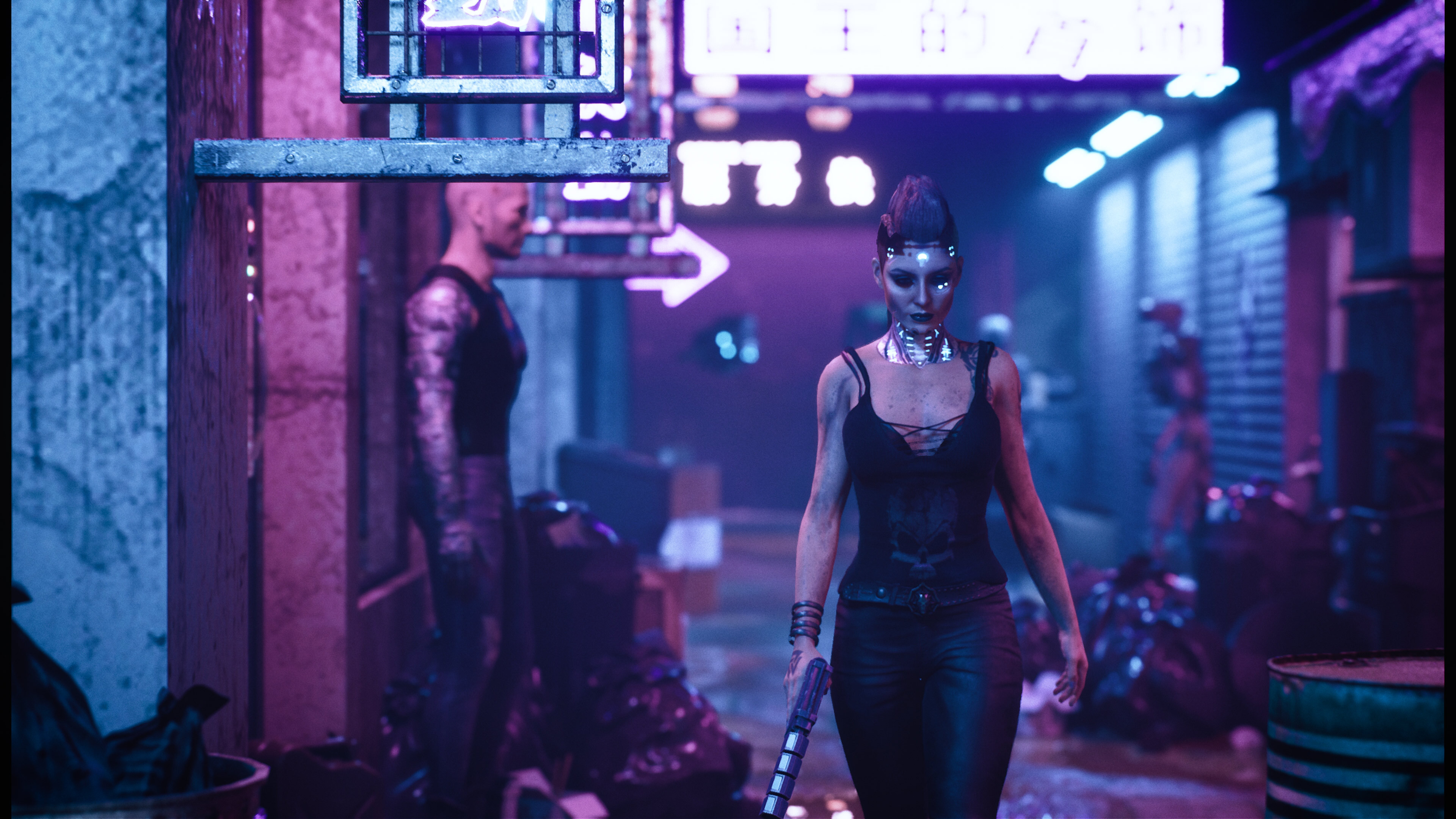 Pasquale Scionti - Cyberpunk 2077 inspiration Unreal Engine 4.25 Raytraced