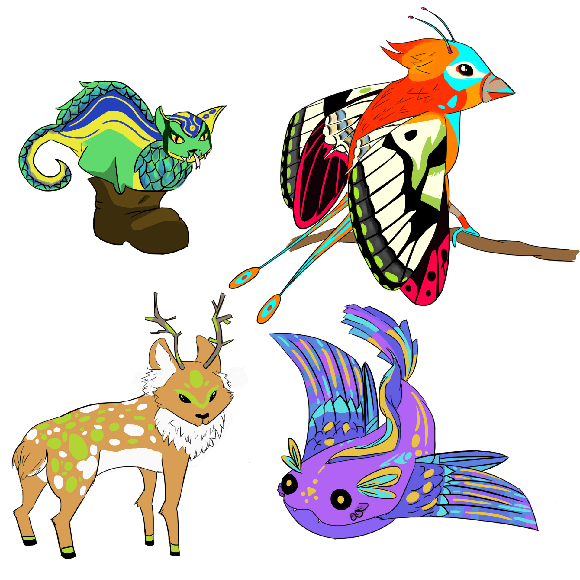 ArtStation - Magical animals