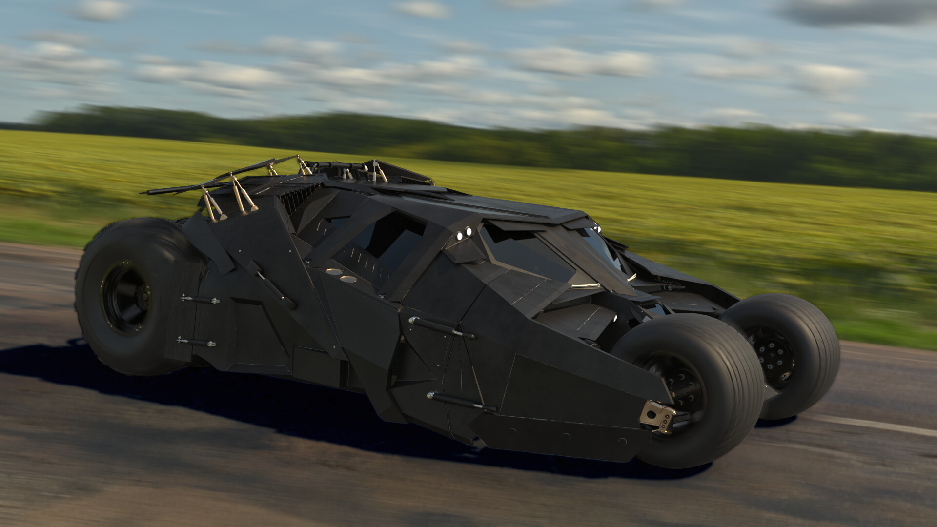 ArtStation - Batmobile Tumbler