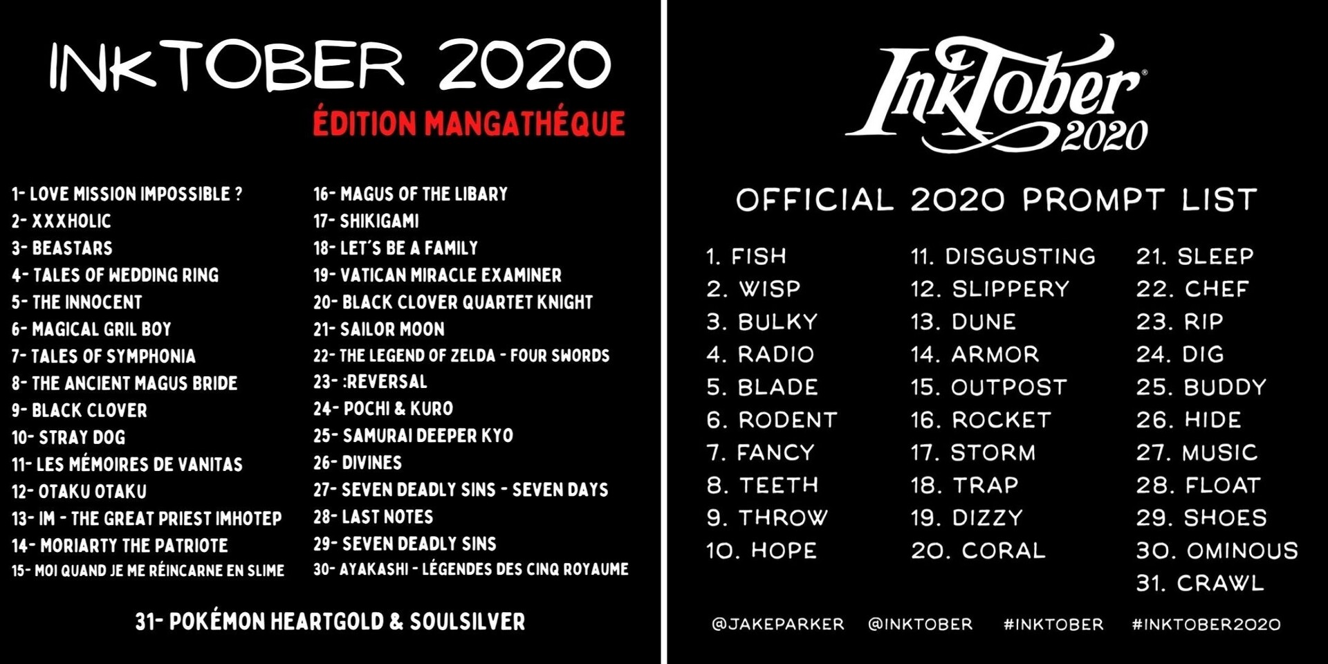 Tsuki Hitomi - Tsuki-thèque : Inktober 2020