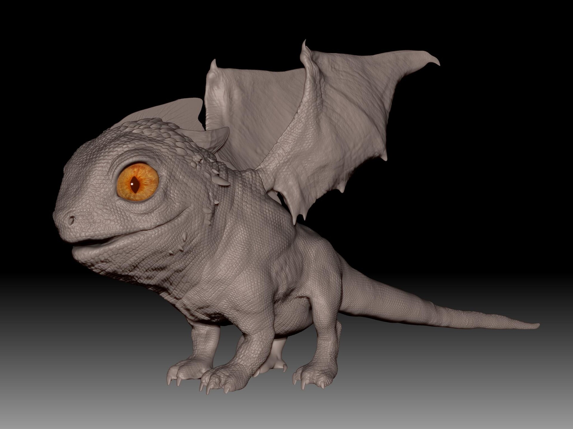 ArtStation - Baby Dragon WIP