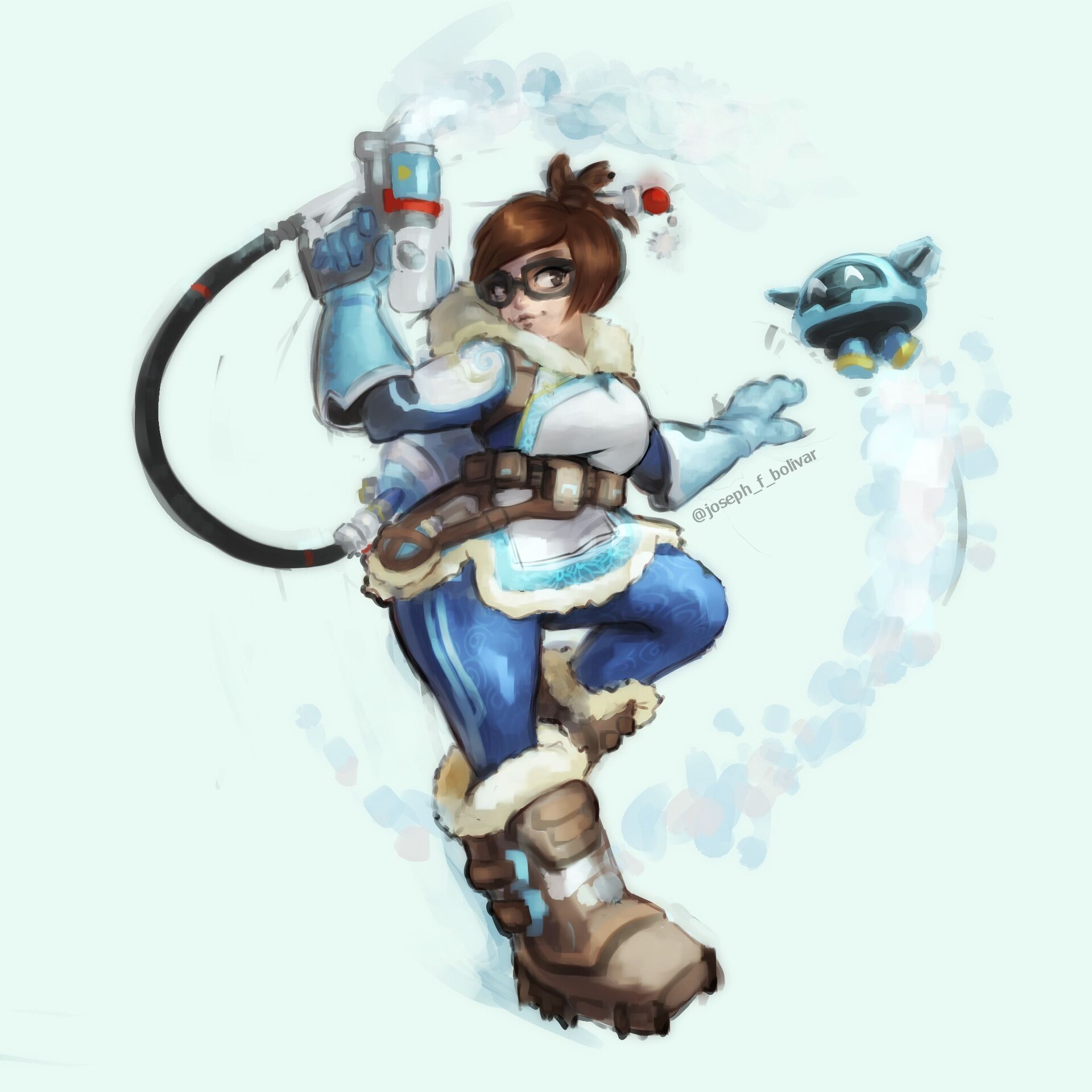 ArtStation - Mei Overwatch - Fanart