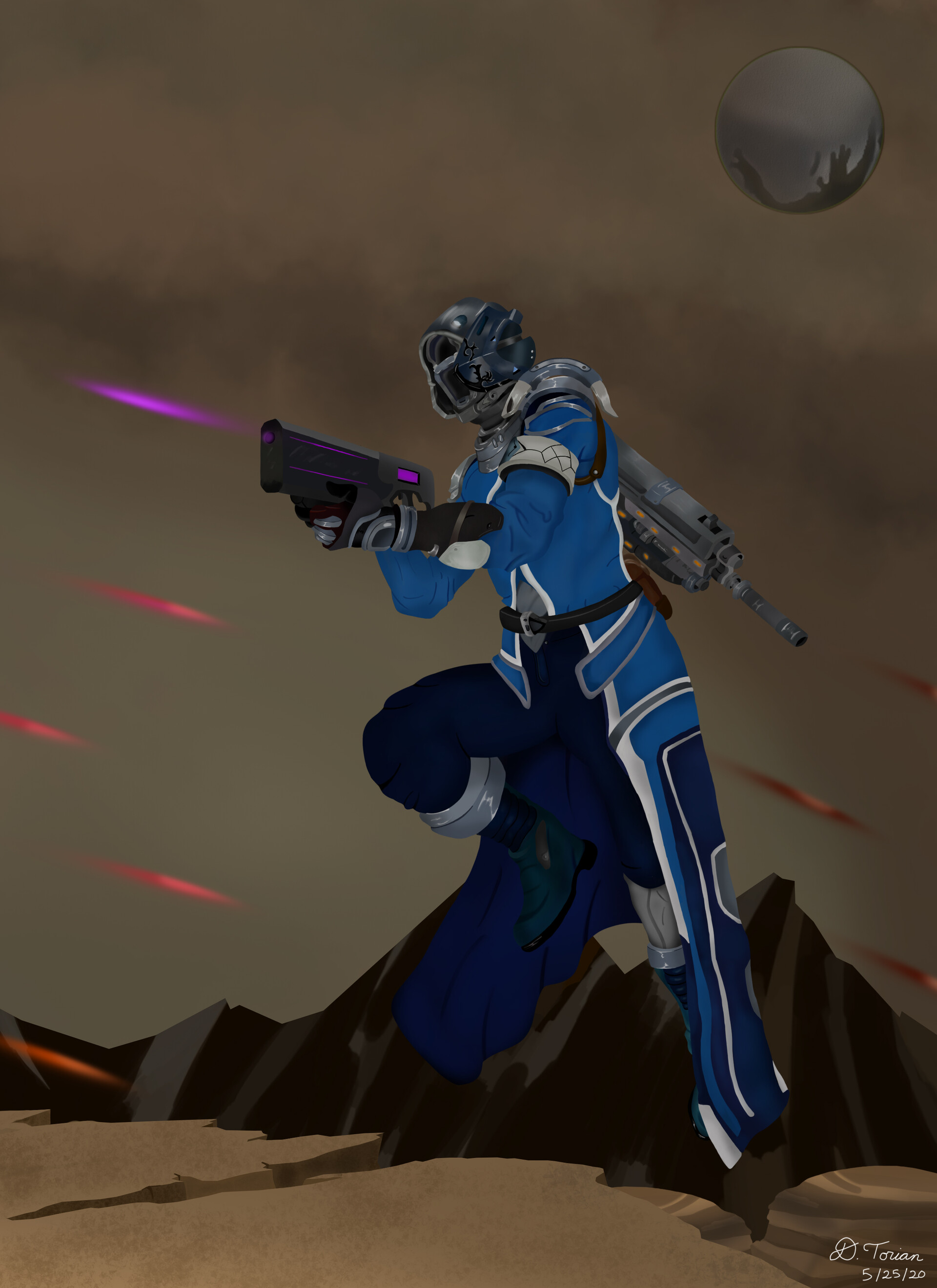 ArtStation - Destiny Warlock