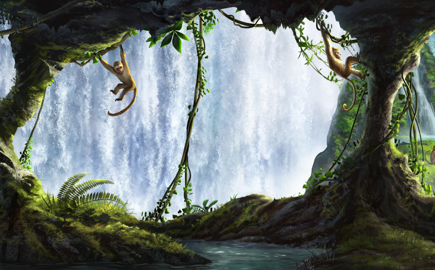 Curlyhair Nadia Asserzon - Monkey King Lair