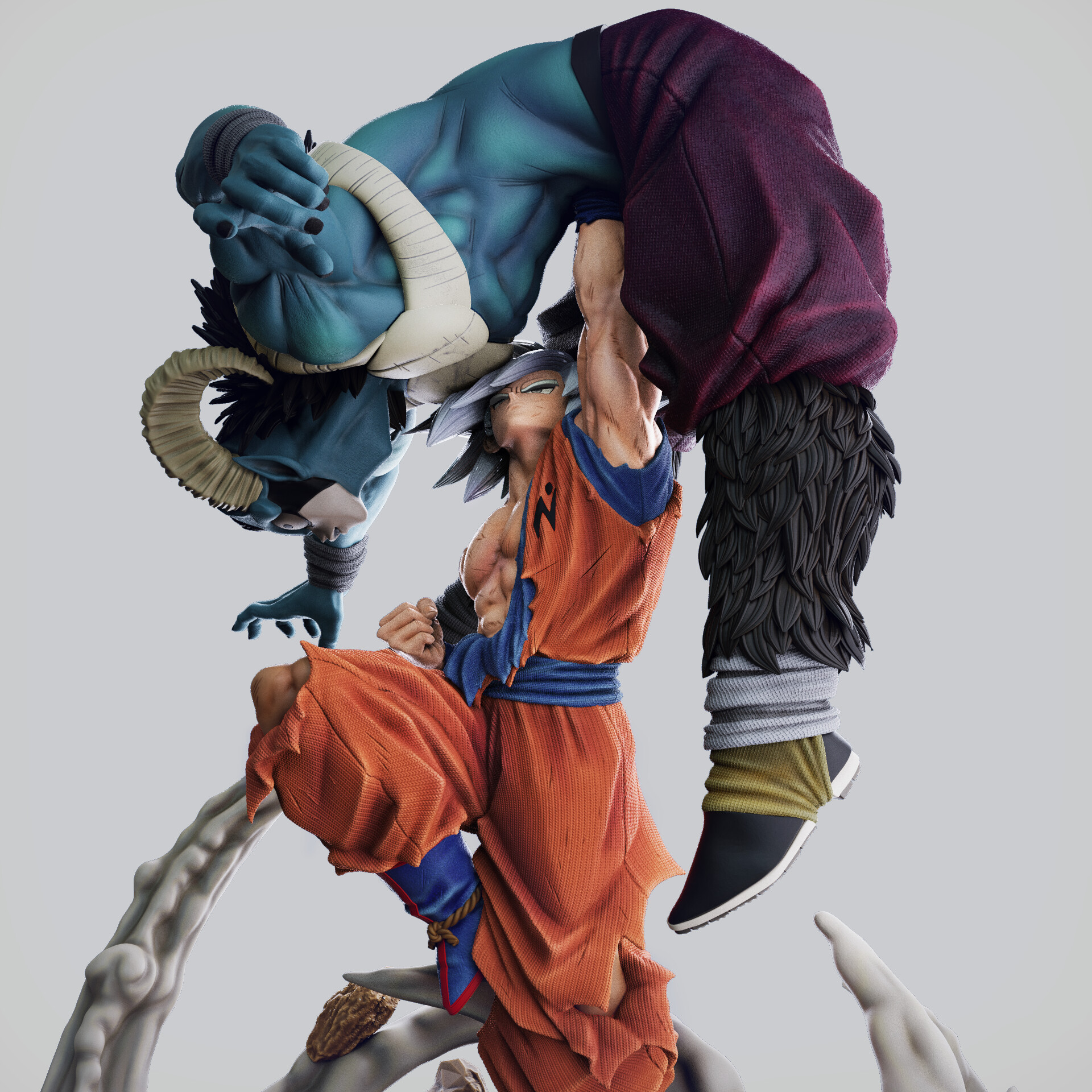 ArtStation - Goku VS Moro