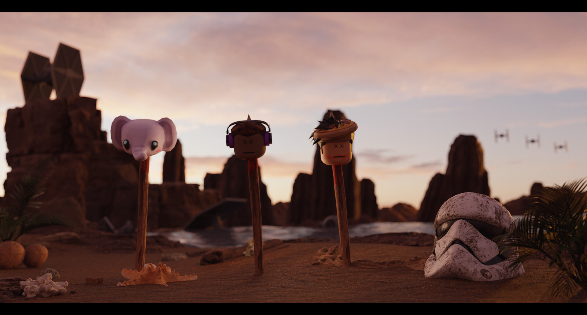 ArtStation - Beach. - Star Wars Artwrok