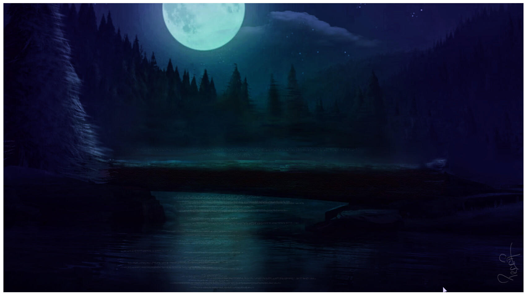 ArtStation - Dark night