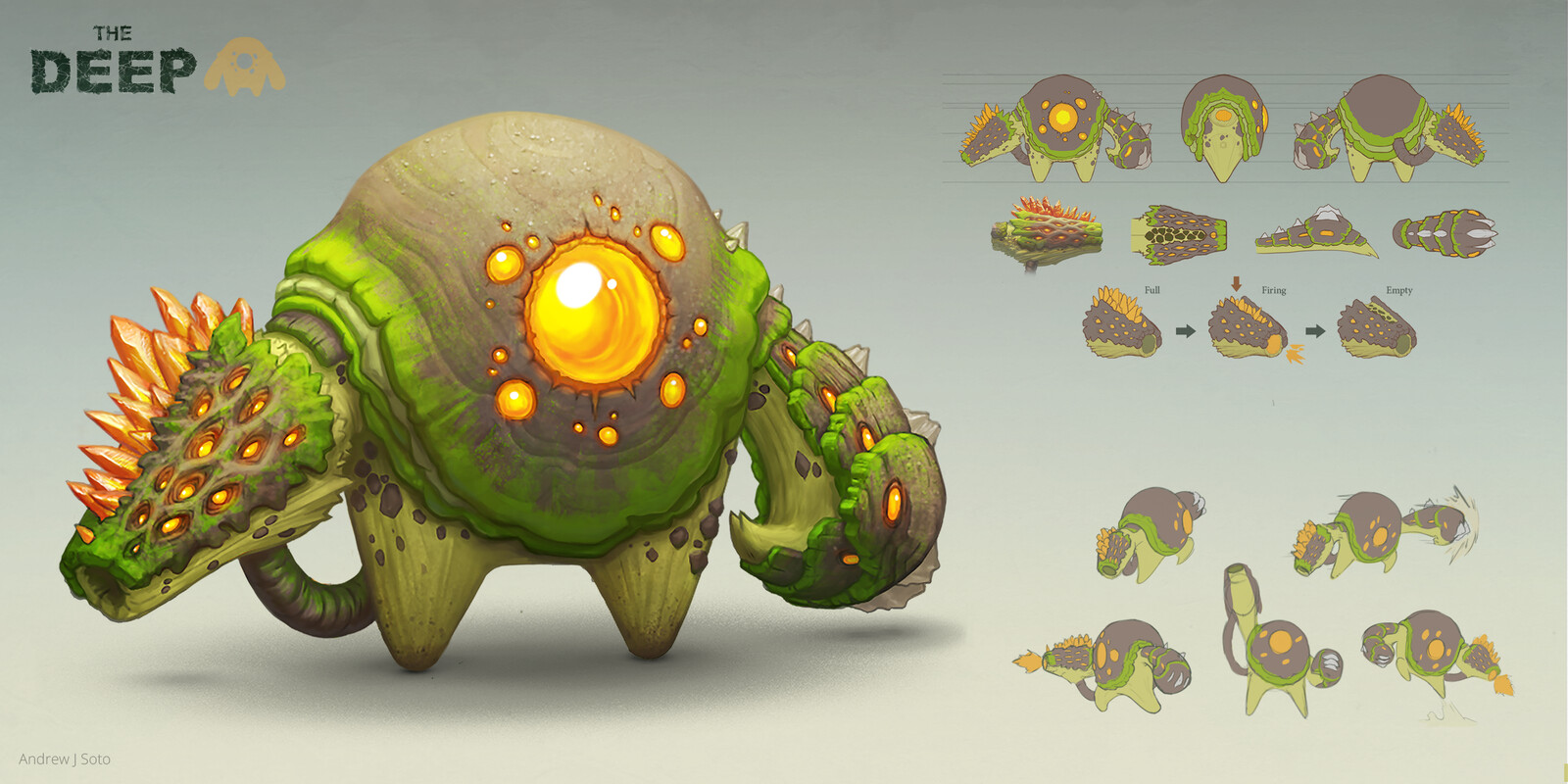 Andrew J Soto - Bas Character Design & Model Sheet