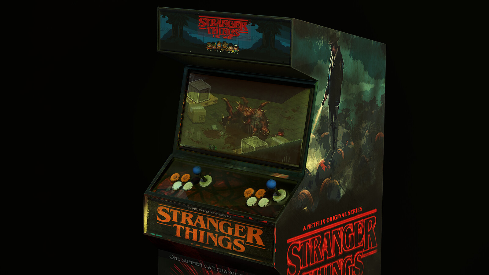 Frankie Duck - Stranger Things Arcade Machine