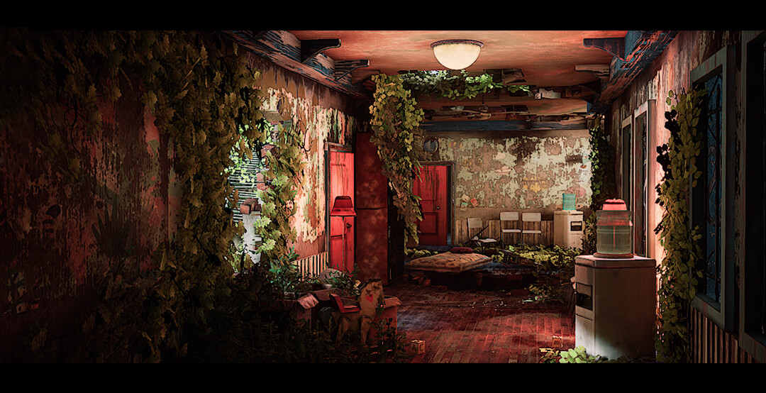 ArtStation - Overgrown Building