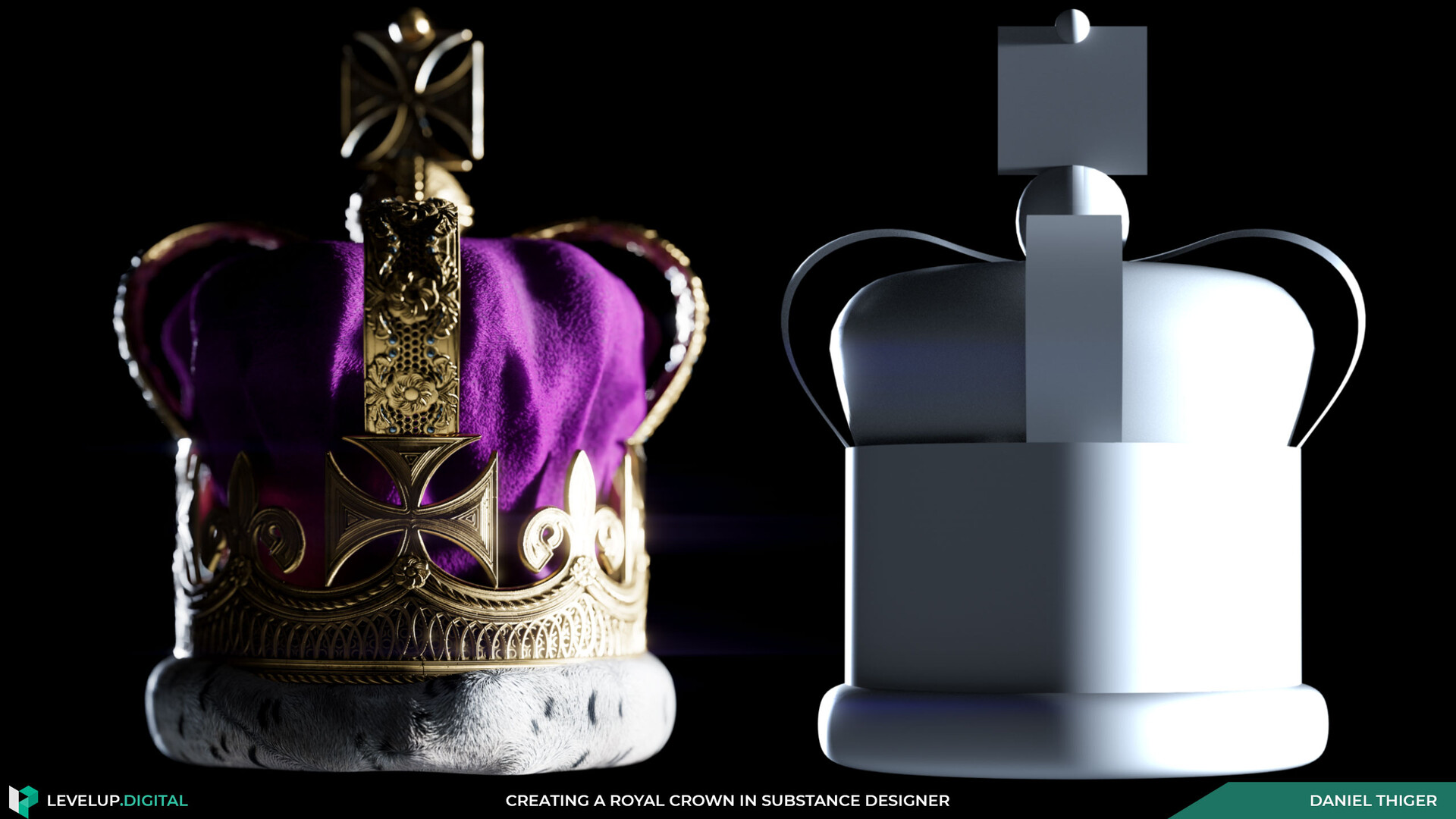 Daniel Thiger - Creating a Royal Crown in Substance Designer