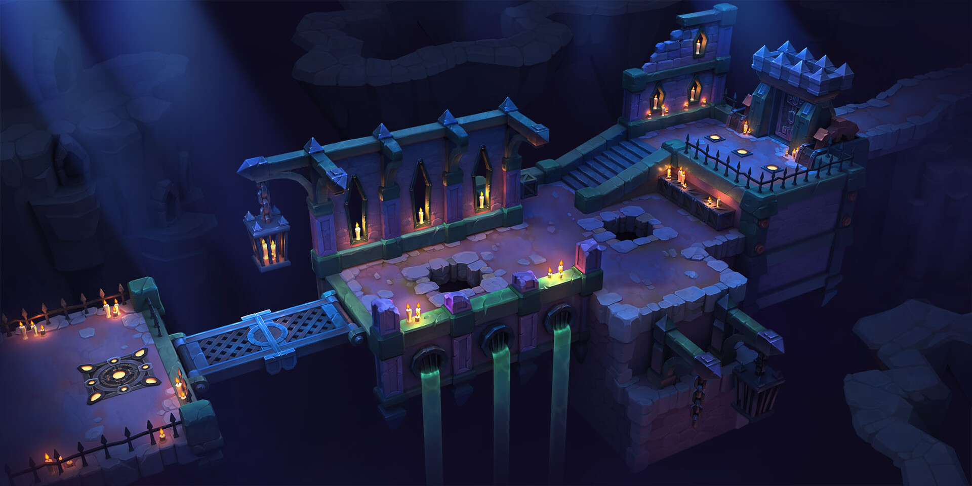 ArtStation - Marble Knights - Environment and prop concepts