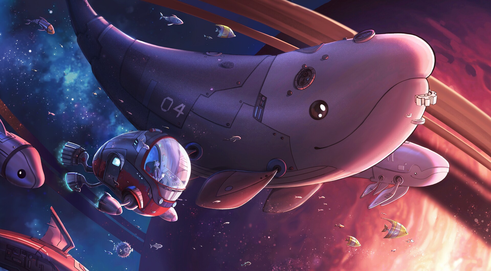 ArtStation - Space Whales