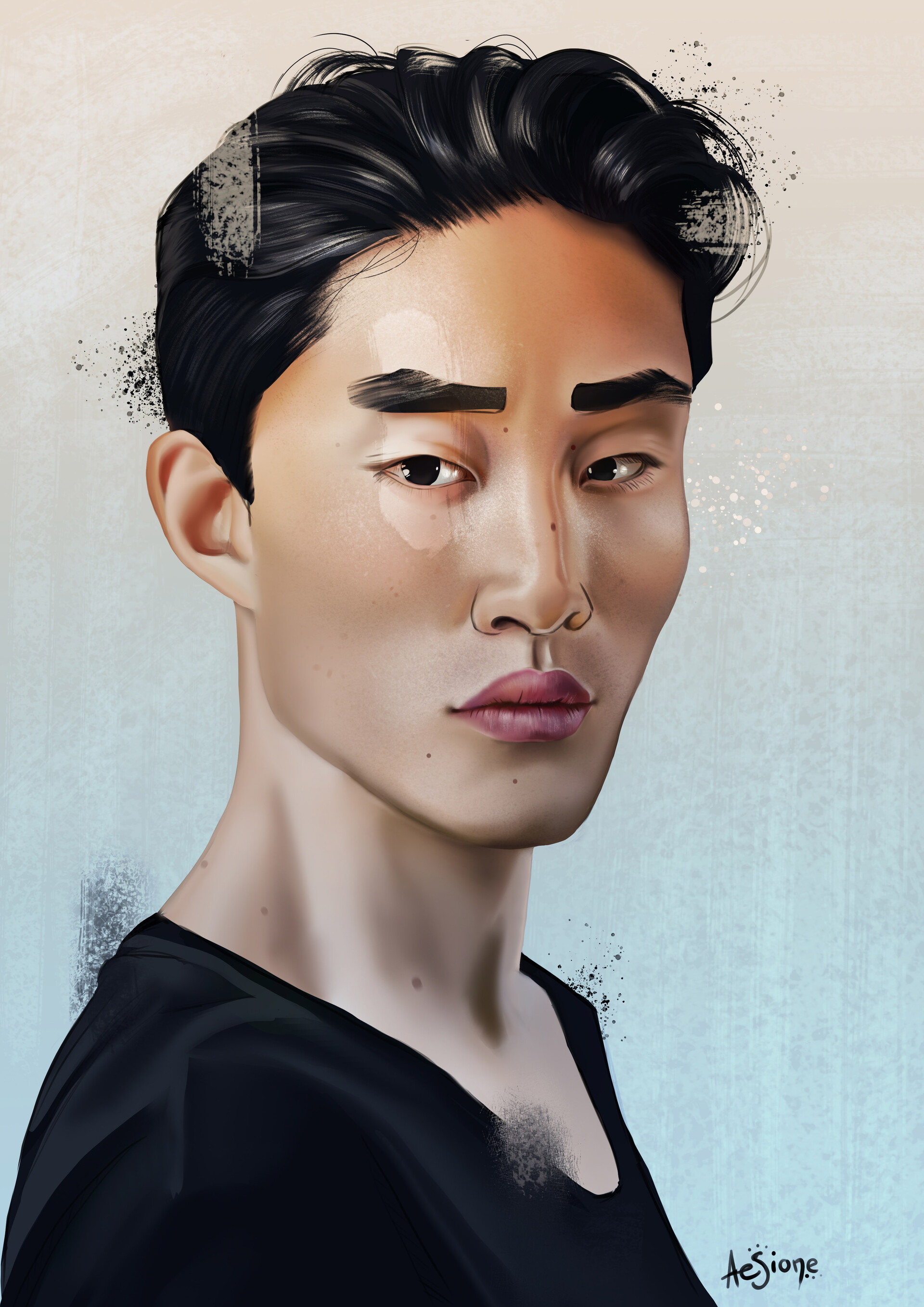 ArtStation - Japanese portrait