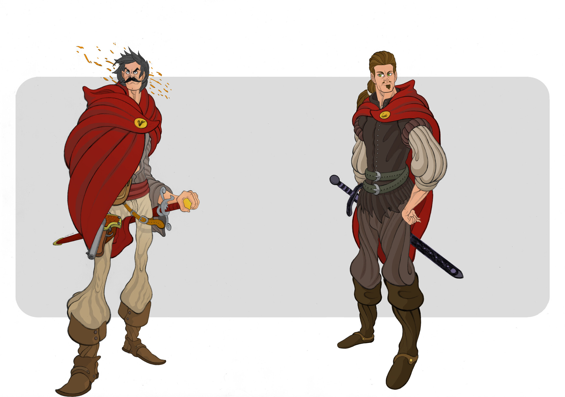 ArtStation - Swordsmen Design