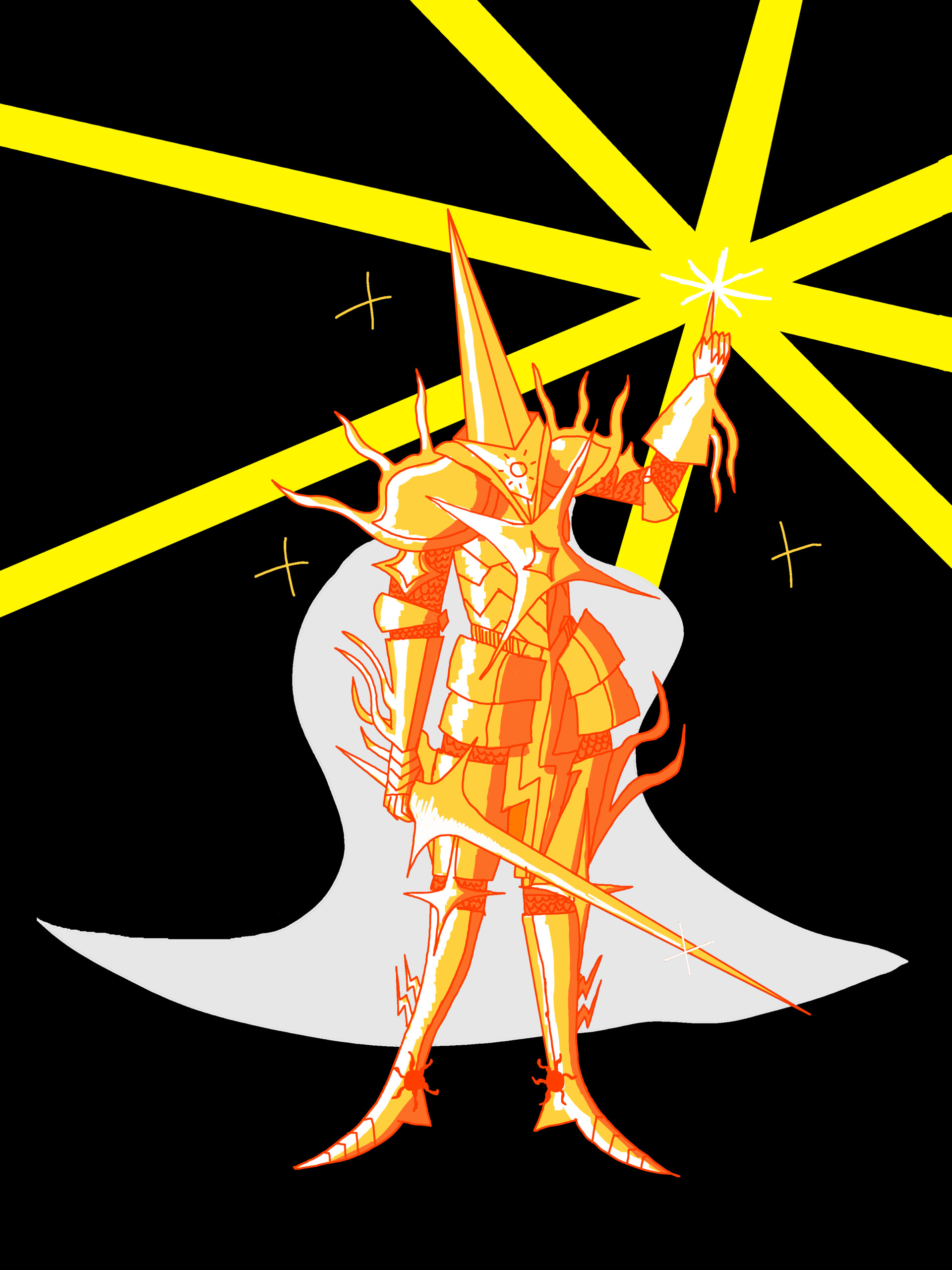 ArtStation - Knightober, Day 2: Light Knight