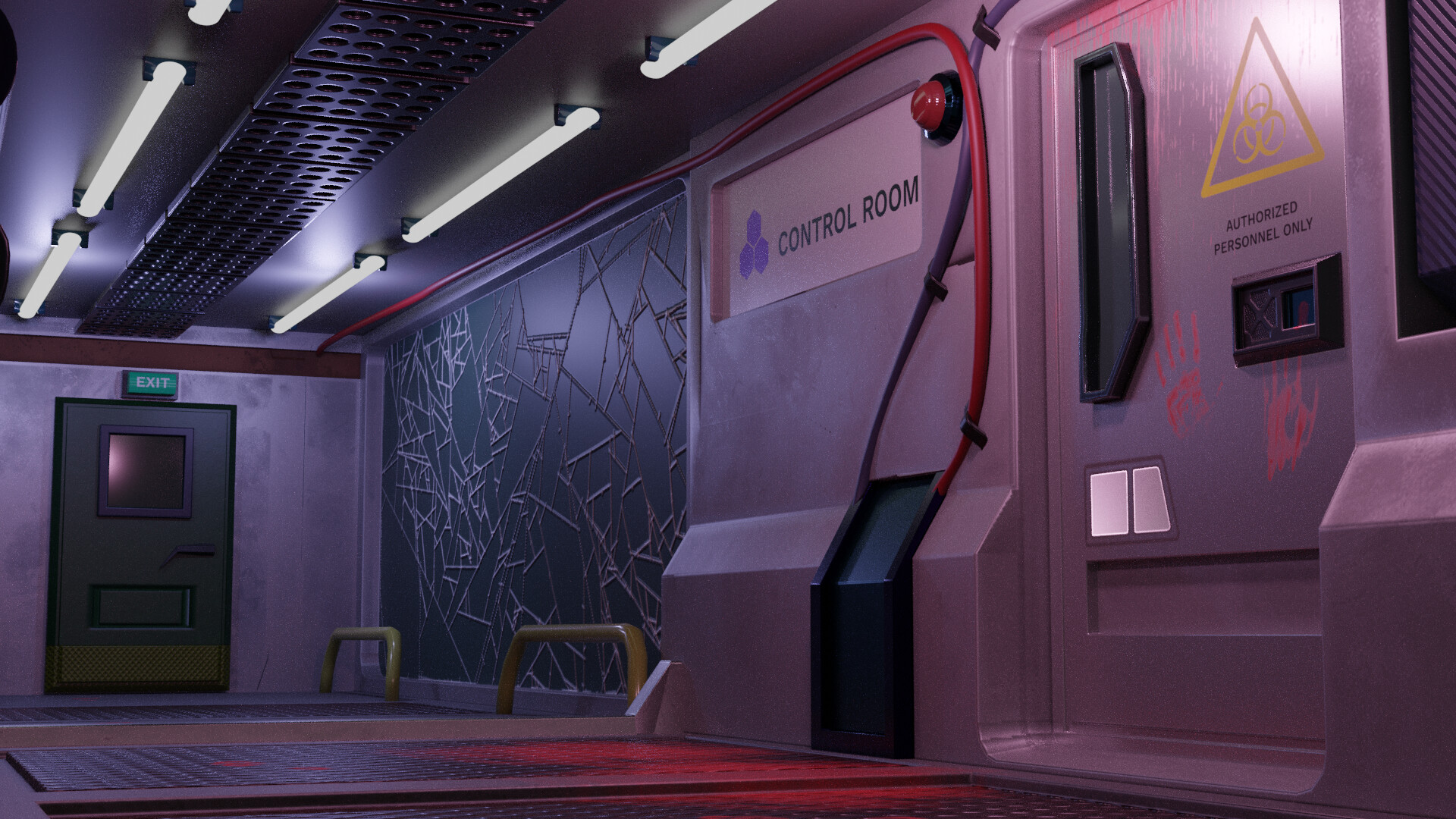 ArtStation - Horror laboratory - 3D level design